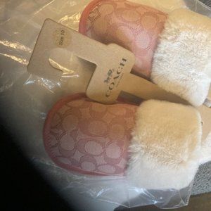 Coach | Shoes | Coach Ziva Slipper In Signature Jacquard | Poshmark
